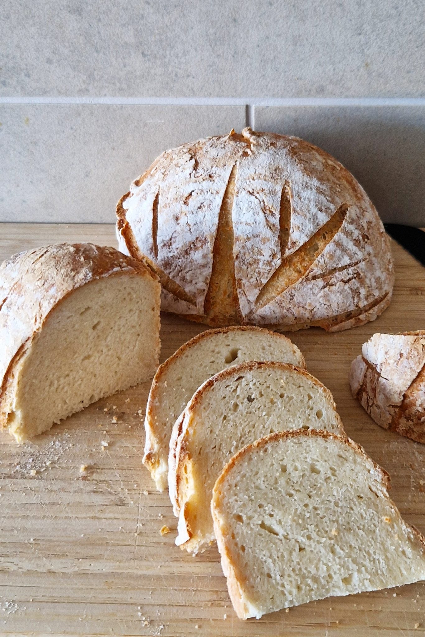 No-Knead Artisan Gluten Free Bread