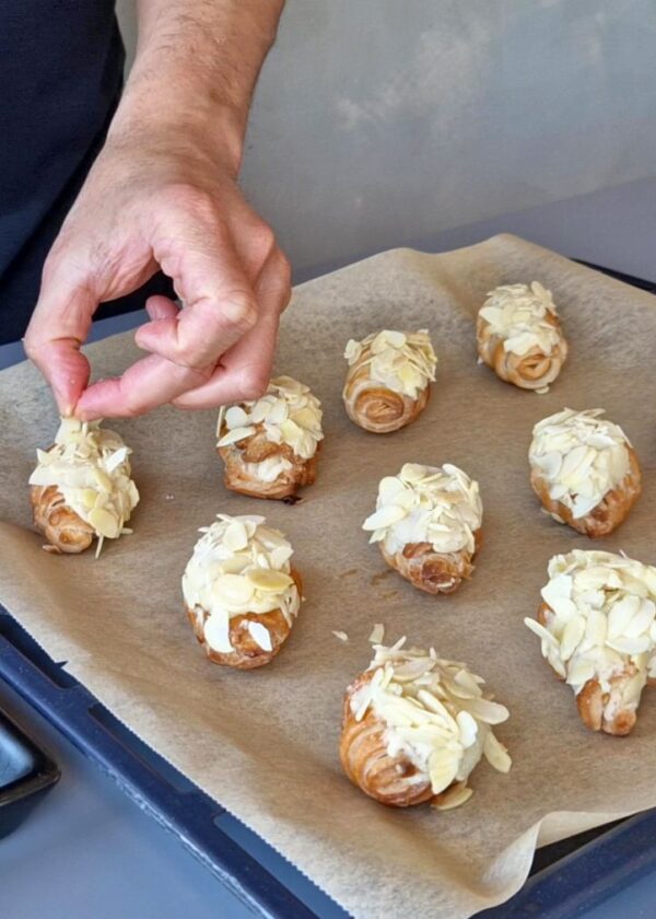 Mini Gluten Free Vegan Almond Croissant